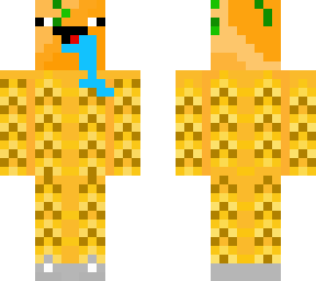 pineapple manz (drool derp face) | Minecraft Skin