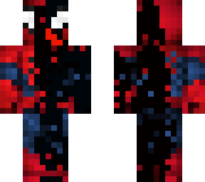 venomized spiderman | Minecraft Skin