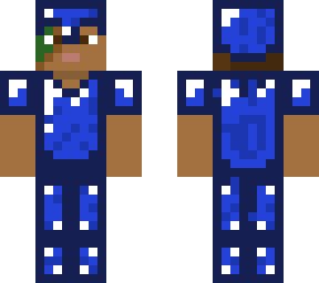 Armored In Blue Metal | Minecraft Skin