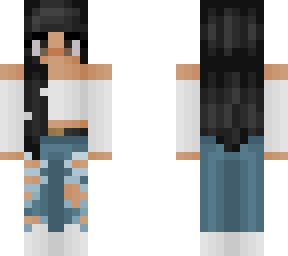 asian with earring | Minecraft Skin
