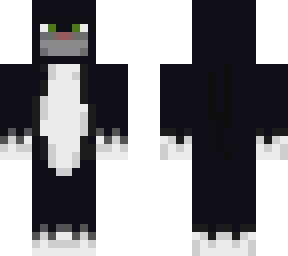 Black Cat Man | Minecraft Skin