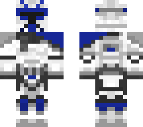 Captain Rex Phase 2 Armor helmet tweak | Minecraft Skin