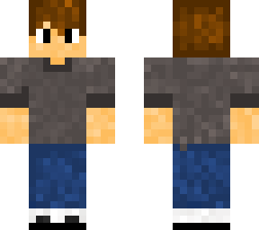 Chico basico de gris | Minecraft Skin