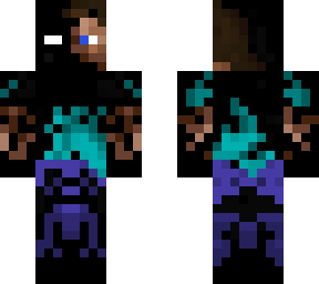 Corrupted Steve | Minecraft Skin