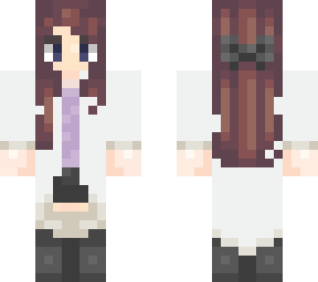 Lab Assistant Girl | Minecraft Skin