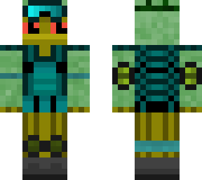 Military Fishman | Minecraft Skin