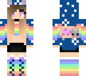 Nyan cat girl | Minecraft Skin