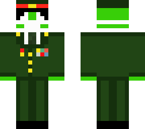 RUSSIAN LEADER KERMIT in isolation | Minecraft Skin