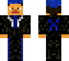 skin azul | Minecraft Skin