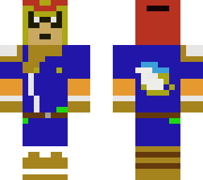 Captain Falcon from SSBU | Minecraft Skin