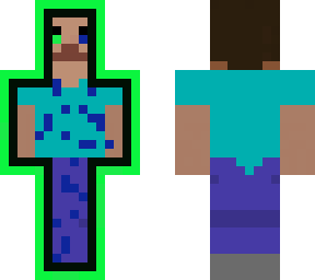 Corrupted steve | Minecraft Skin