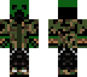 creeper military | Minecraft Skin