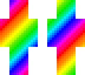 Dizzy Wizzy rainbow | Minecraft Skin
