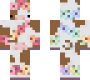 Flowers - Cow | Minecraft Skin