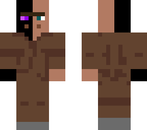 half ender villager | Minecraft Skin