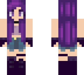 Purple KnockOut | Minecraft Skin