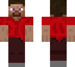 red steve | Minecraft Skin