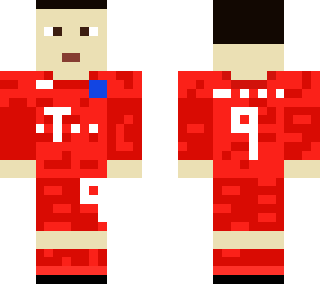 robert lewandowski | Minecraft Skins