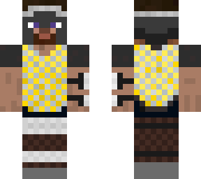 Steve - Berserker + Golden Chainmail Chestplate | Minecraft Skin