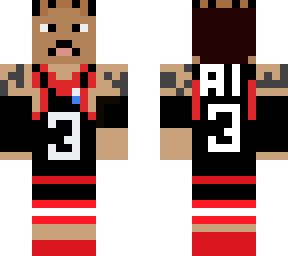 allen iverson | Minecraft Skins