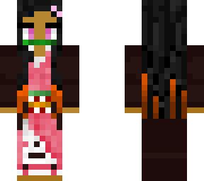 Nezuko minecraft skin - clothesdads