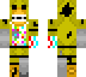 Broken Chica | Minecraft Skin
