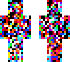 Pixelated colors | Minecraft Skin
