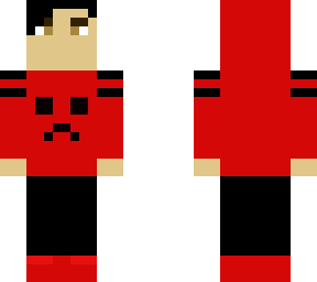 red gamer boy | Minecraft Skin