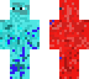 water and lava | Minecraft Skin