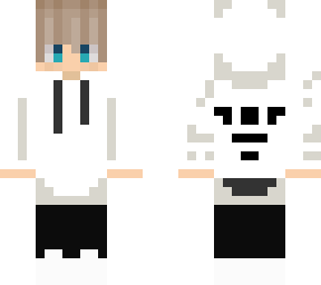White Hoodie!!! | Minecraft Skin