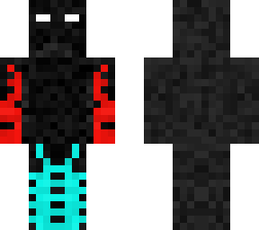 fire and ice demon | Minecraft Skin