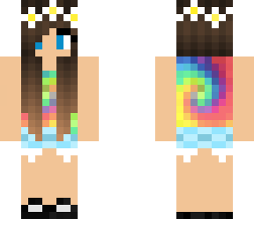 Hippie Girl | Minecraft Skin