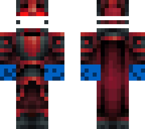 red man with gloves and mask | Minecraft Skin