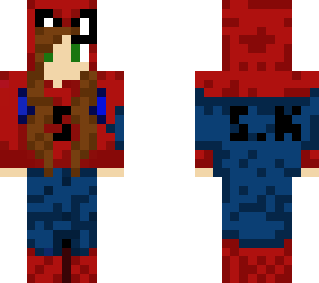 Spiderman girl | Minecraft Skin