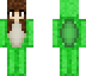 Turtle girl | Minecraft Skin