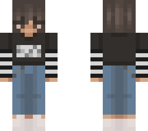 aesthetic grunge girl. | Minecraft Skin
