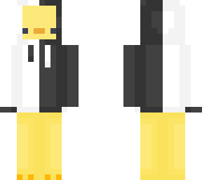Black and White Duck | Minecraft Skin