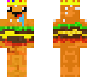 cheeseburger king | Minecraft Skin