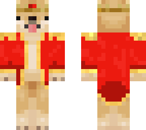 corgi king | Minecraft Skin