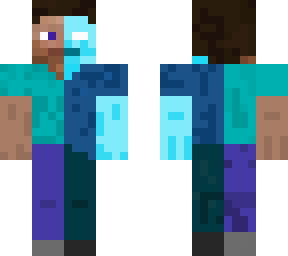 Ice Steve | Minecraft Skin