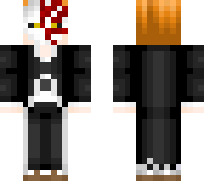 Ichigo Kurosaki (Full Mask) | Minecraft Skin