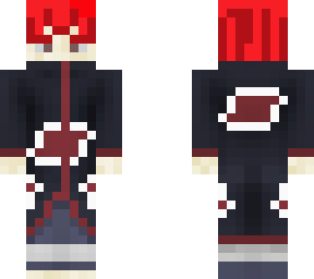 savor with akatsuki cloak | Minecraft Skin