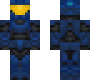 Halo blue skin | Minecraft Skin