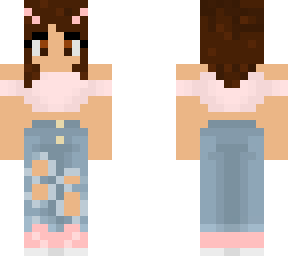 Hispanic Pink girl | Minecraft Skin