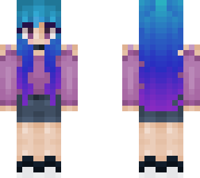 indigo sunset | Minecraft Skin