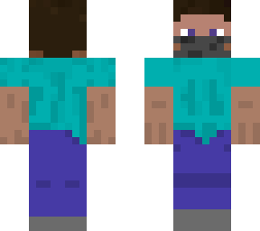 REVERSE STEVE MASK SKIN v3 | Minecraft Skin