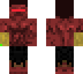 best red hulk | Minecraft Skin