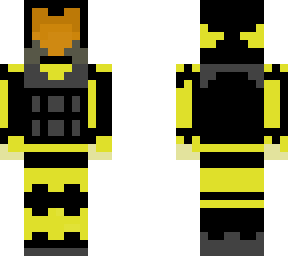 carbon armor hazmat | Minecraft Skin
