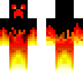 Lava Creeper | Minecraft Skins