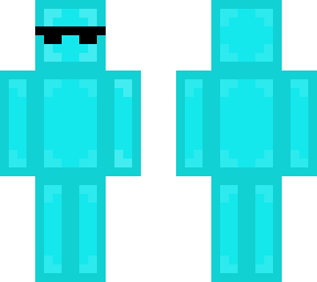 shiny blue skin | Minecraft Skin